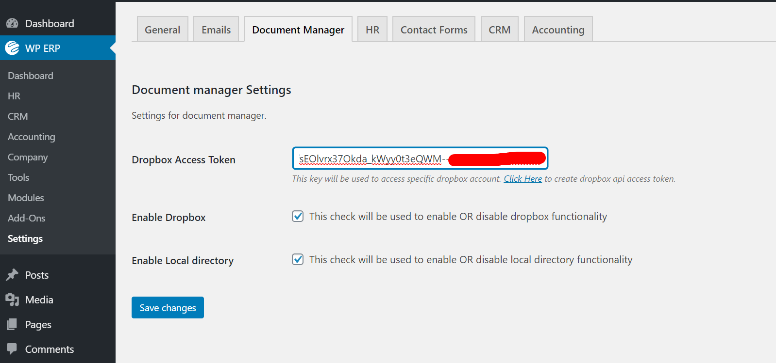 How to install & use WordPress Document Manager Feature for WP ERP