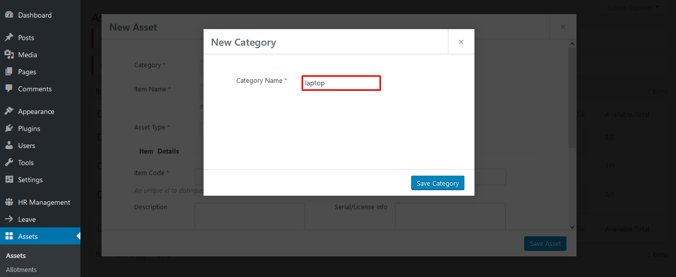How to install & configure Asset Manager Plugin for WP ERP