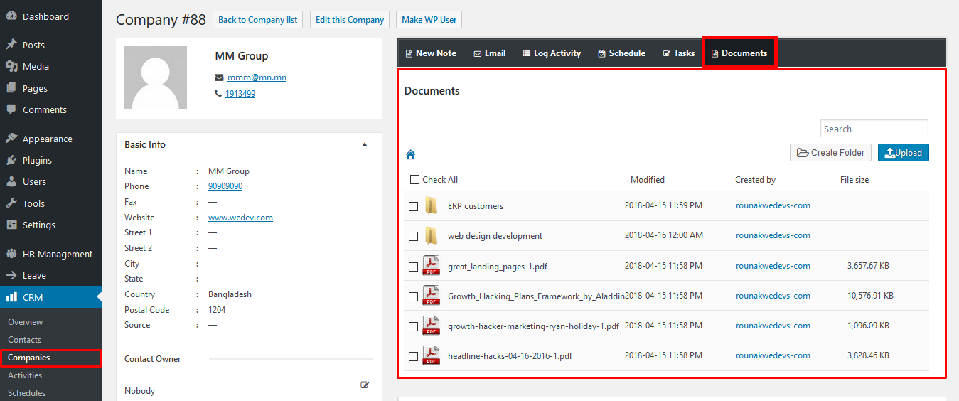 How To Install And Use Wordpress Document Manager Plugin For Wp Erp