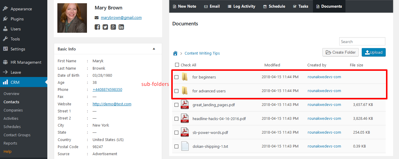 How to install & use WordPress Document Manager Plugin for WP ERP