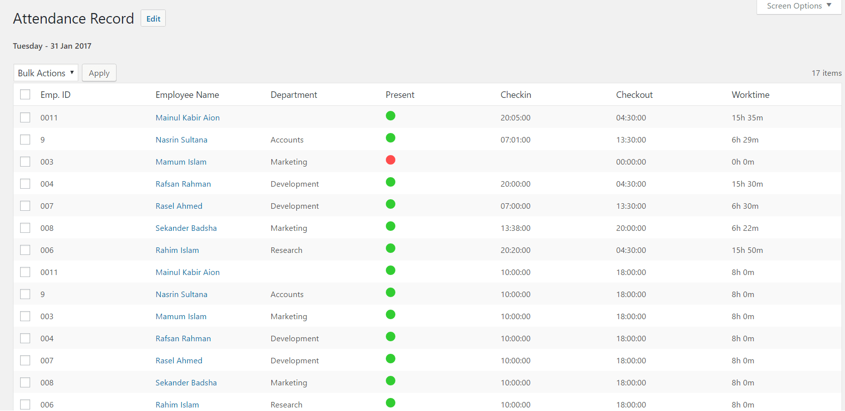 Say Hello to All New Attendance Management System in WordPress