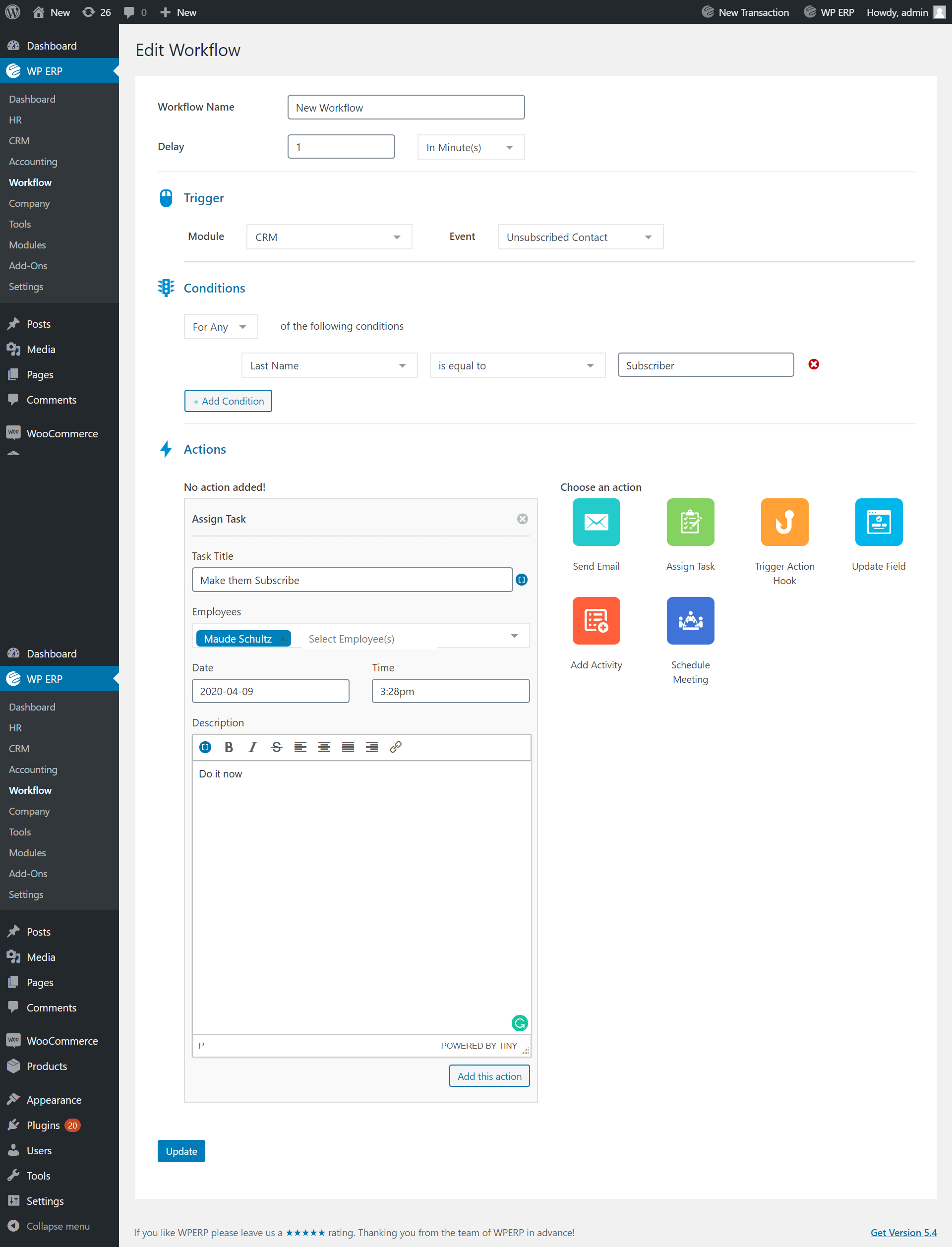 How To Install And Use Wordpress Workflow Plugin For Wp Erp