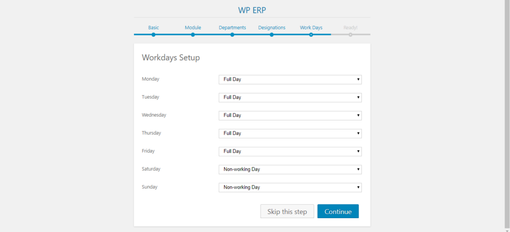 How Configure Setup Wizard WordPress ERP for your Business - WP ERP
