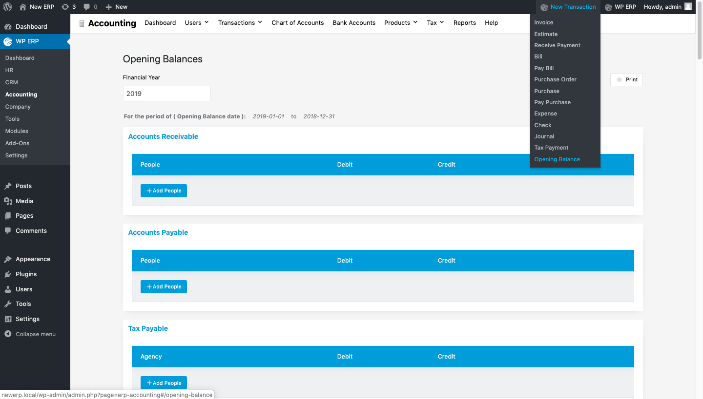 WP ERP Accounting Module Revamped with Powerful Features