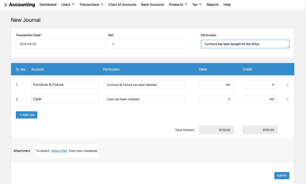 How to Analyze Transactions for Accounting Journal - WordPress ERP