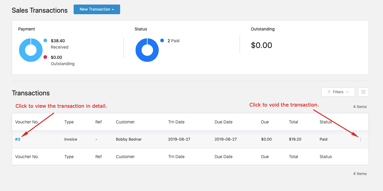 Receive Payments