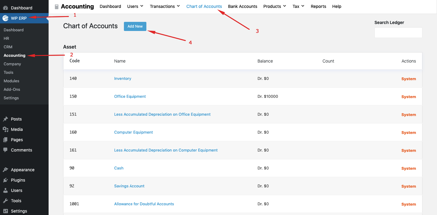 Creating Bank Accounts