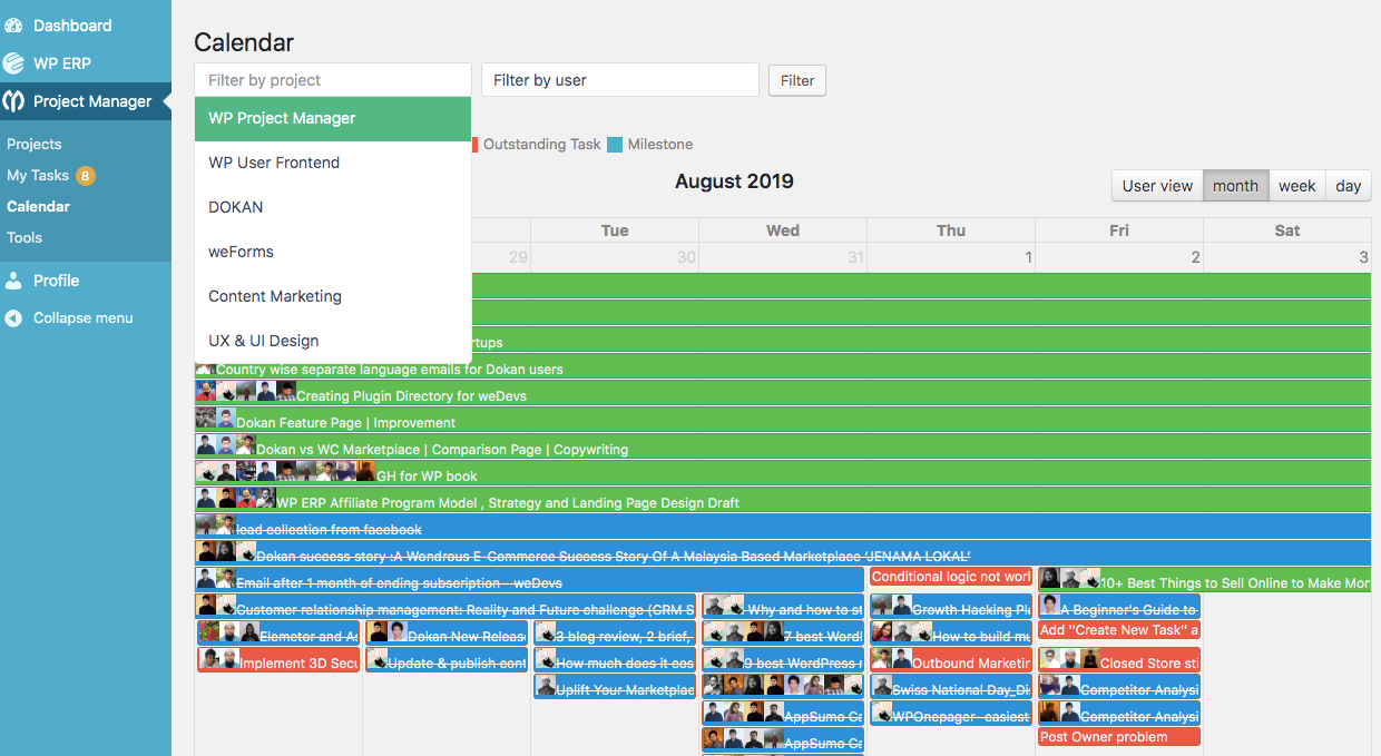 Best Way to Track Your Project Progress Using Calendar and Report Summary