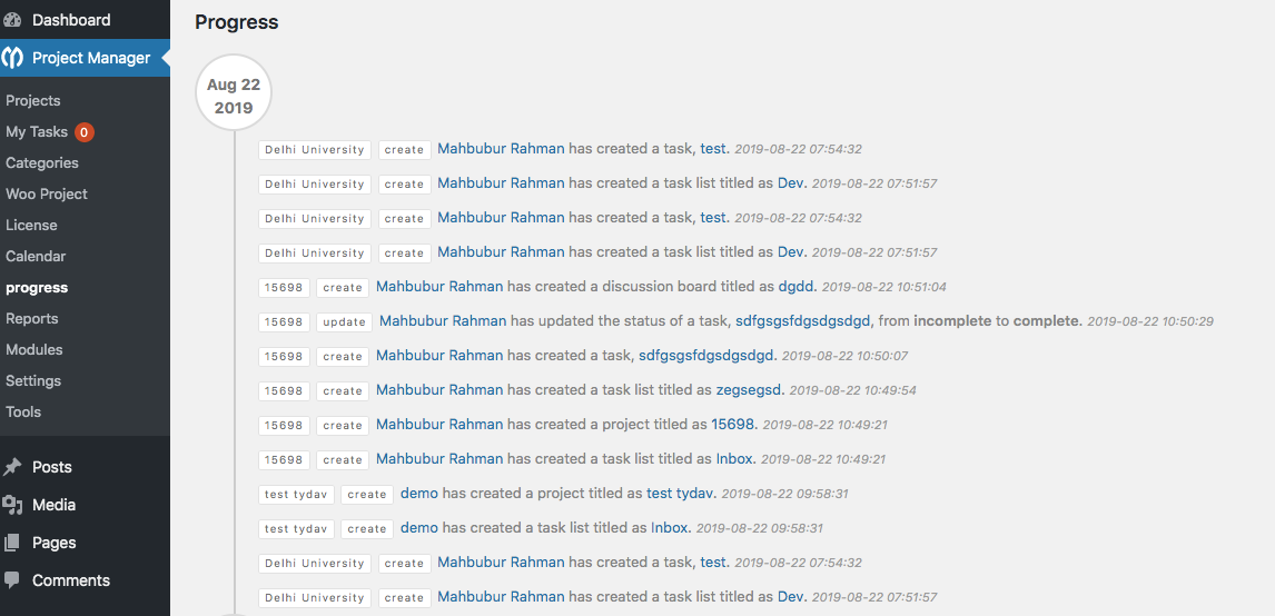 Best Way to Track Your Project Progress Using Calendar and Report Summary