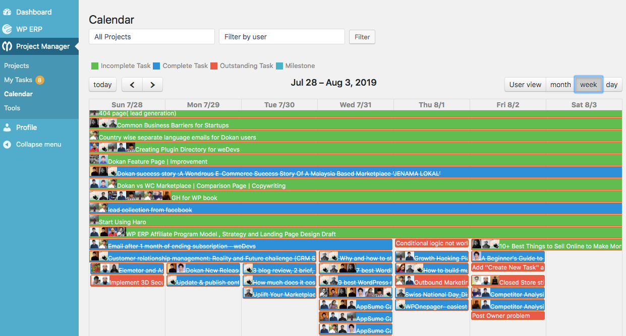 Best Way to Track Your Project Progress Using Calendar and Report Summary