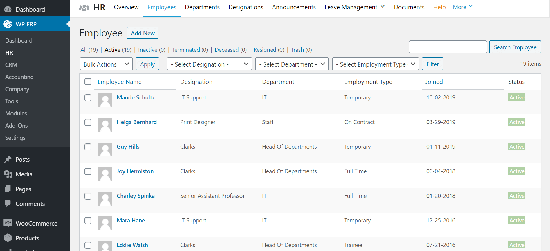 How to Use WP ERP’s HR System Effectively to Run Your School manager