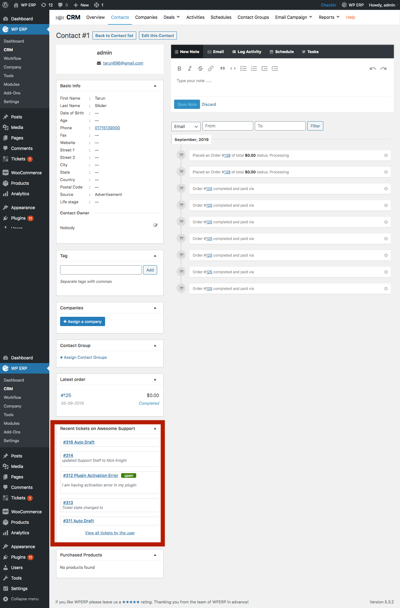 How to Render Support Tickets To Your Customers With WP ERP