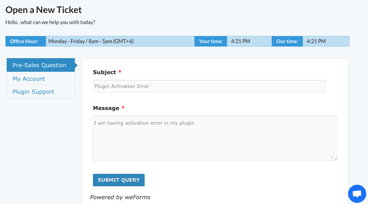 How to Render Support Tickets To Your Customers With WP ERP