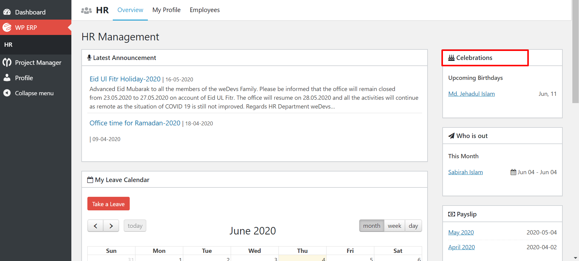 WP ERP v1.6.0: Major Updates & Improvements