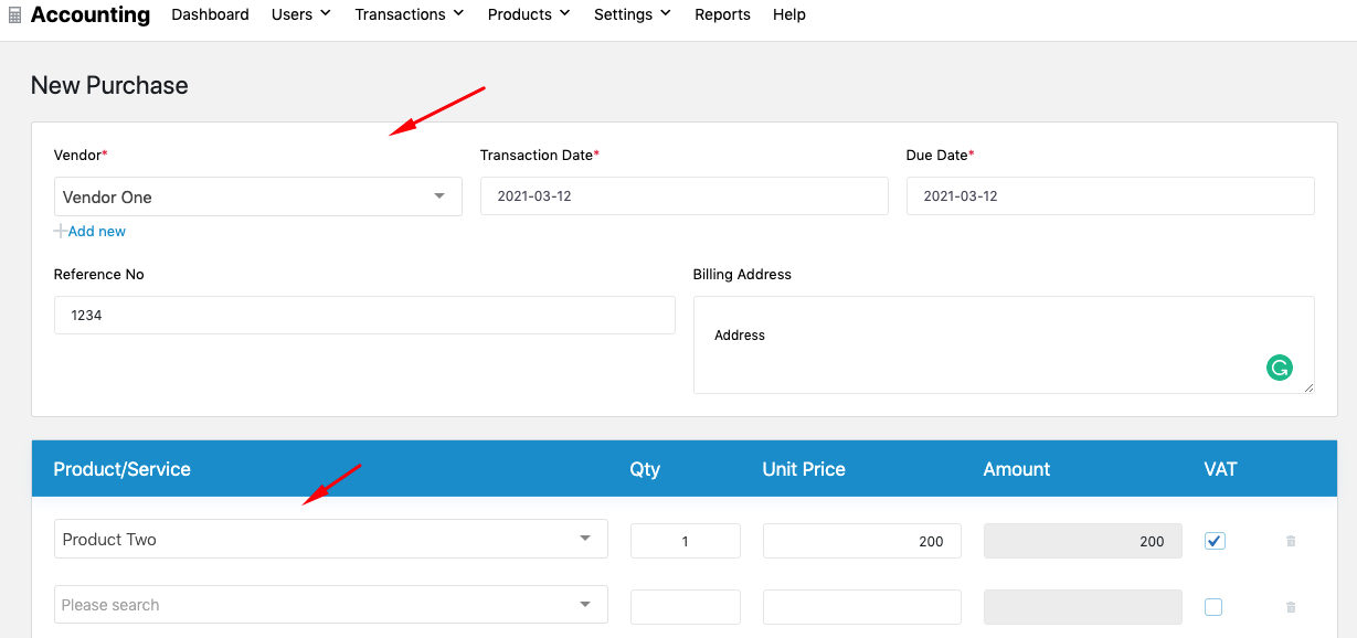 How to create Vat on Purchase using WP ERP Accounting Module