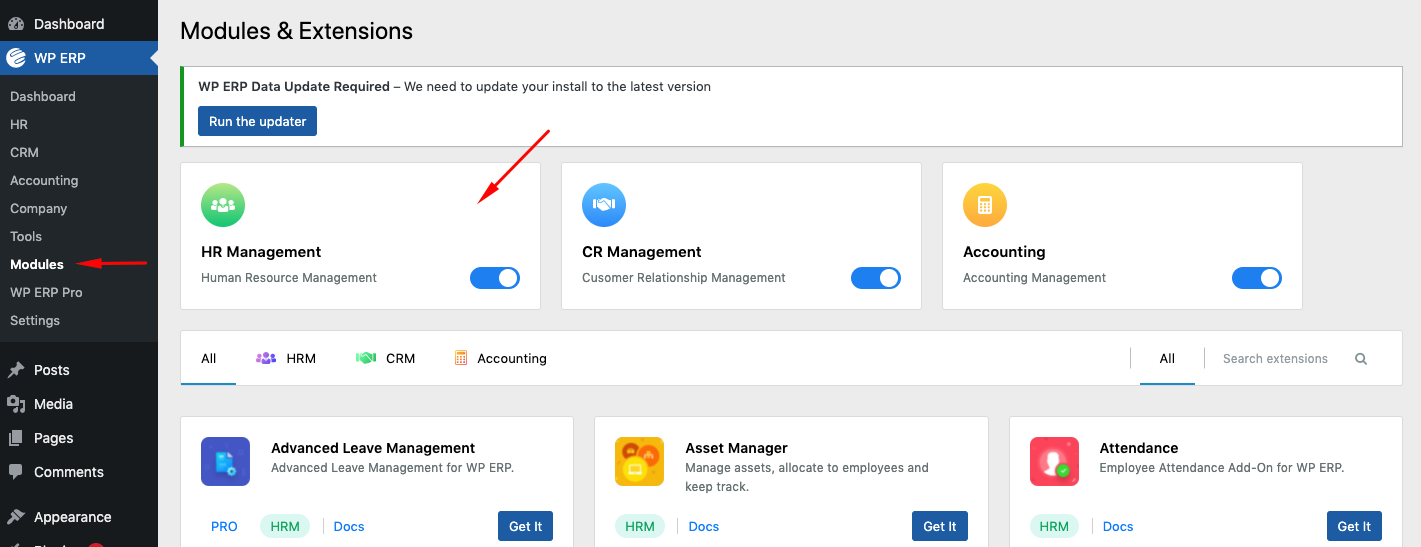How to Use WP ERP Module Management for Business