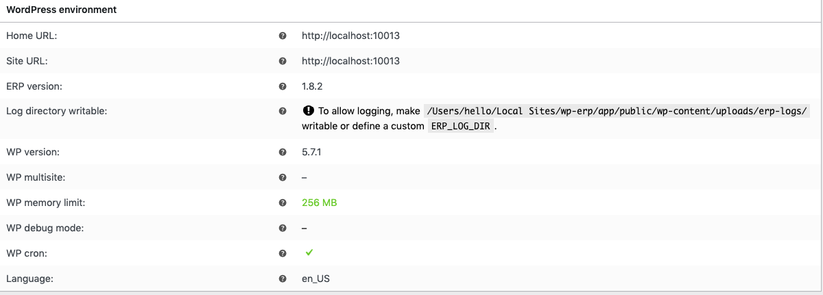 Understanding The ERP System Status Report