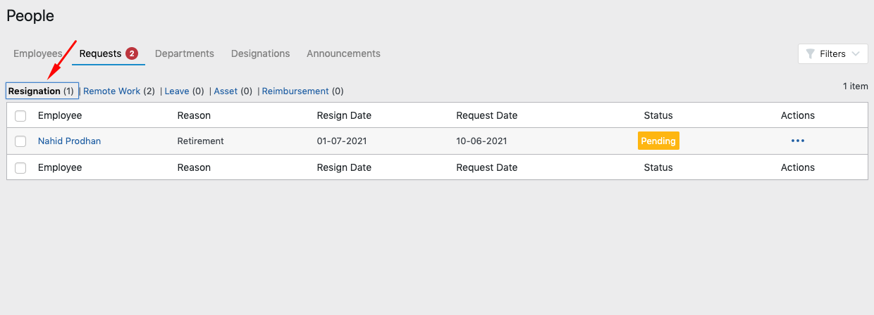 How To Send Employee Resignation Request using WP ERP Pro