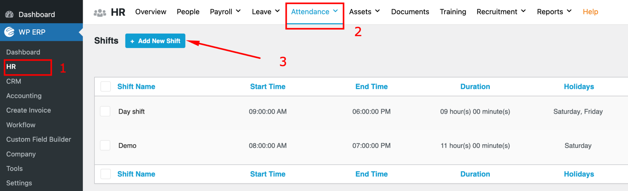 How to install & configure Attendance Plugin for WP ERP