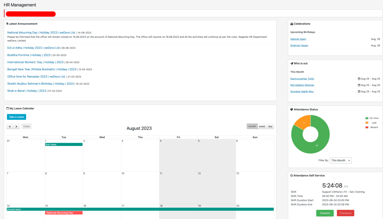 How to install & configure Attendance Plugin for WP ERP